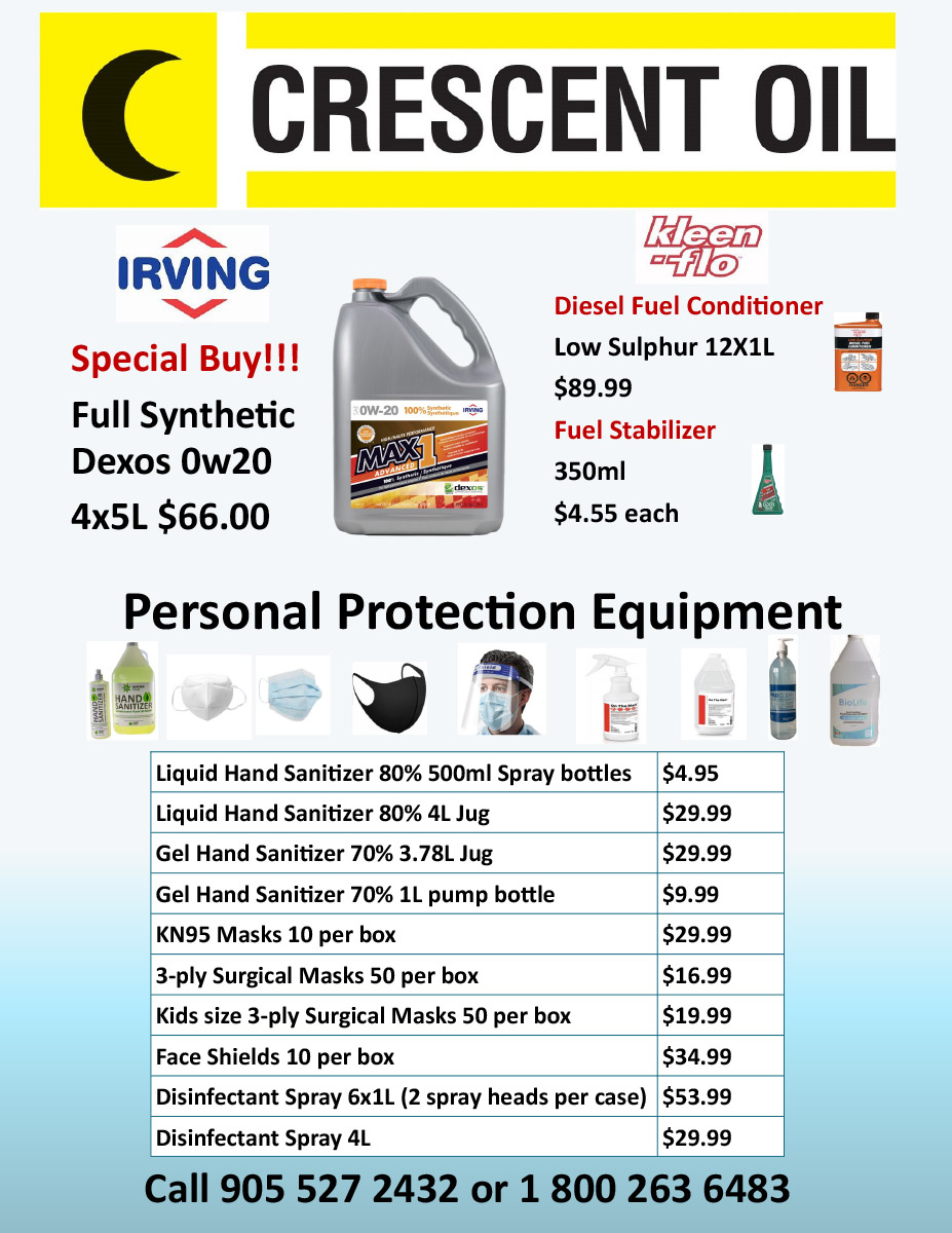 Specials - Crescent Oil