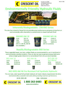 Specials - Crescent Oil